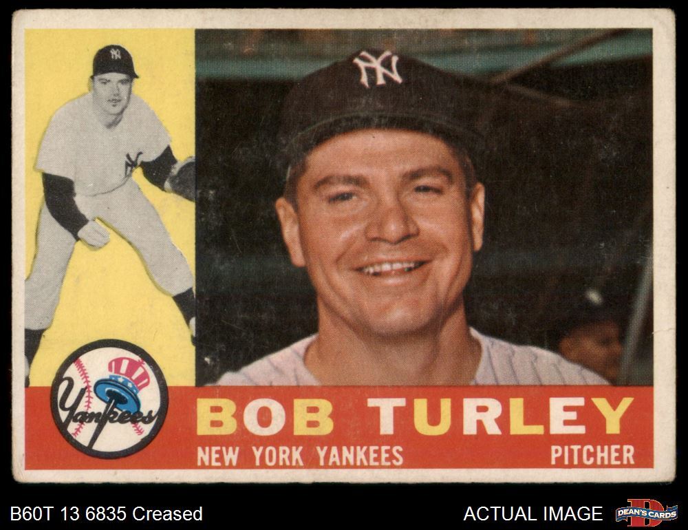 1960 Topps #270 Bob Turley Yankees 1.5 - FAIR | eBay