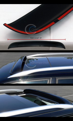 38.6" Universal Sun/Moon Roof Sunroof Visor Shade Rain/Wind Guard ...