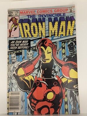 Marvel Iron Man #170 1983 1st James Rhode Iron Man Comic Book FN- | eBay