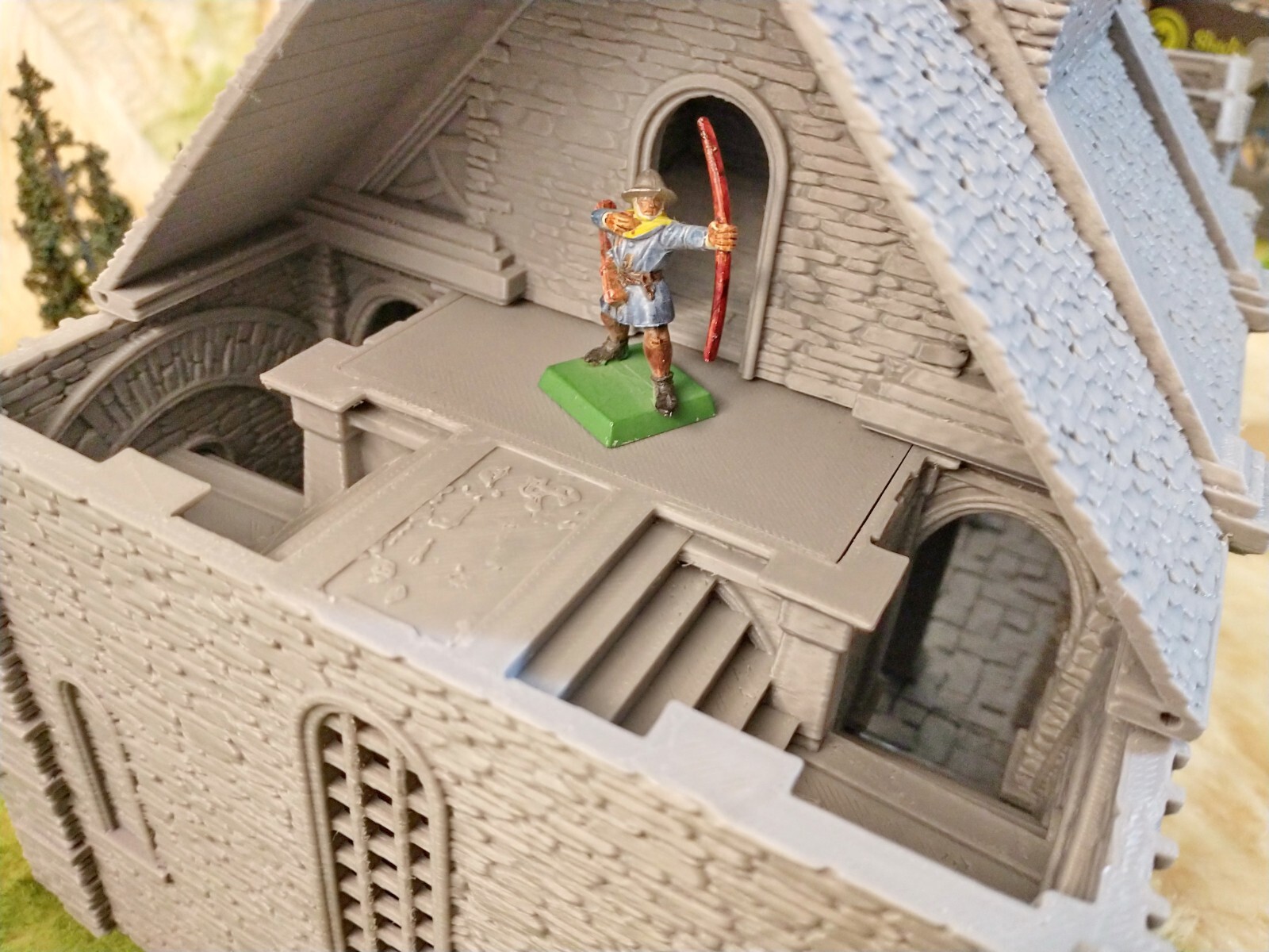 Greendale Church of the Dale 28mm Village Terrain D&D Warhammer Bolt ...