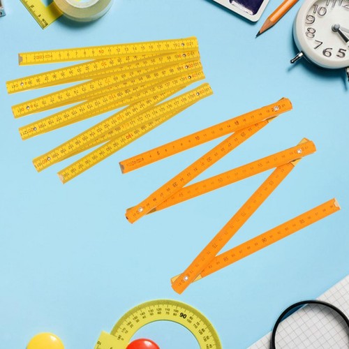 Folding Wooden Stick Ruler Carpenters Folding Rule for Engineers ...