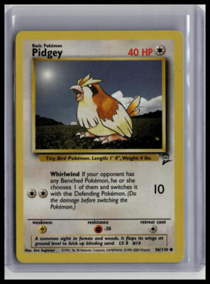 Pokemon Base Set 2 #057/102 Pidgey R5817 | eBay