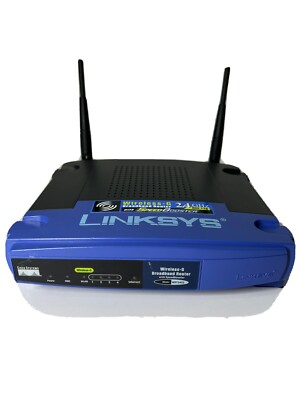 Linksys Wireless G 2.4 GHz Broadband Router WRT54G 4 Port Switch W ...