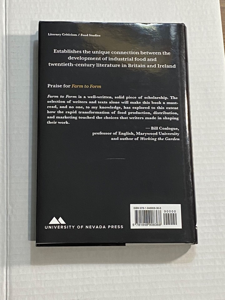 Farm to Form: Modernist Literature and Ecologies of Food in the British ...