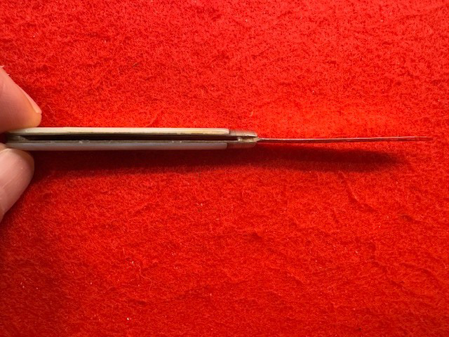 STERLING SILVER & MOP FRUIT KNIFE, ENGRAVED BLADE – STANIFORTH 1900 ...