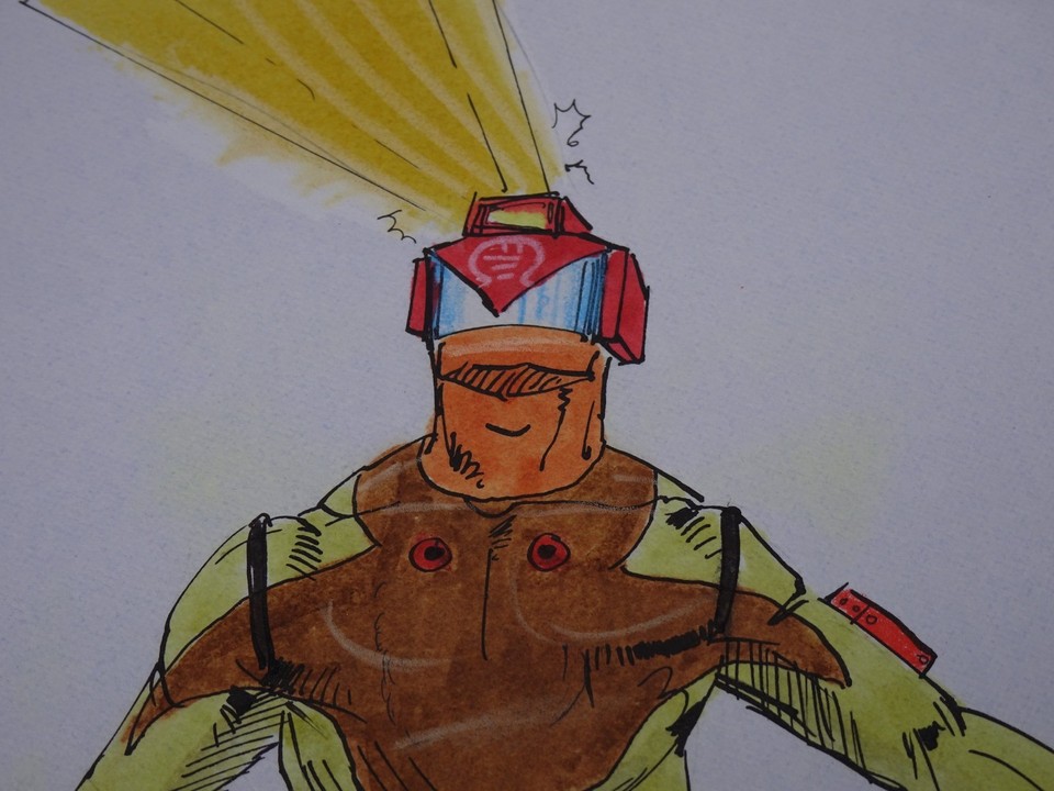 GI Joe Prototype Concept Original Artwork Cobra Operative Rare Vintage ...