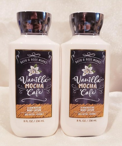 Vanilla Mocha Cafe 2 Pack Body Lotion 8 Ounce Each Bath & Body Works ...