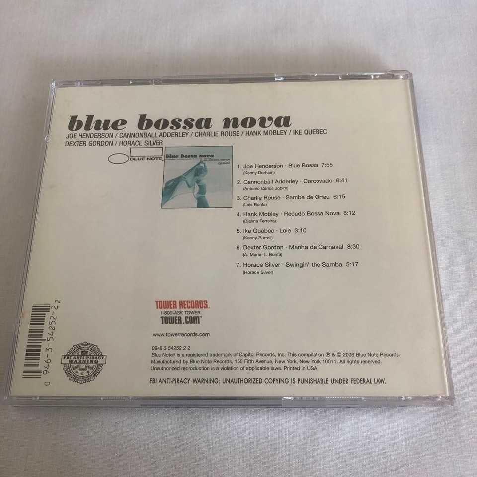 CD: Tower Records Blue Bossa Nova Nostalgic Healing Booklet Secondhand ...