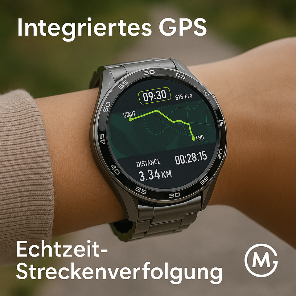 GT5 Pro Smartwatch Herren AMOLED GPS NFC wasserdicht Grau DE. | eBay.de