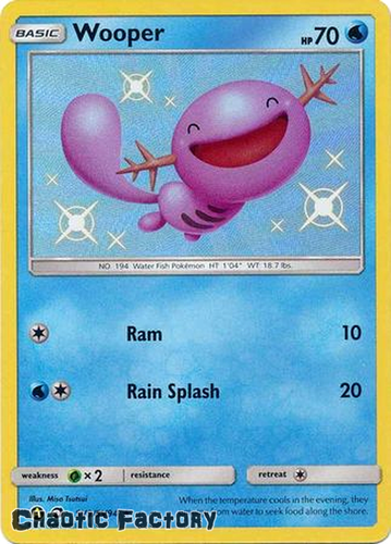 POKEMON TCG Wooper - SV9/SV94 - Shiny Rare NM | eBay