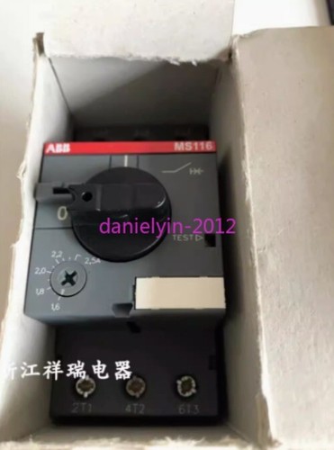 1pcs New ABB motor break protector MS116-2.5 1.6-2.5A | eBay