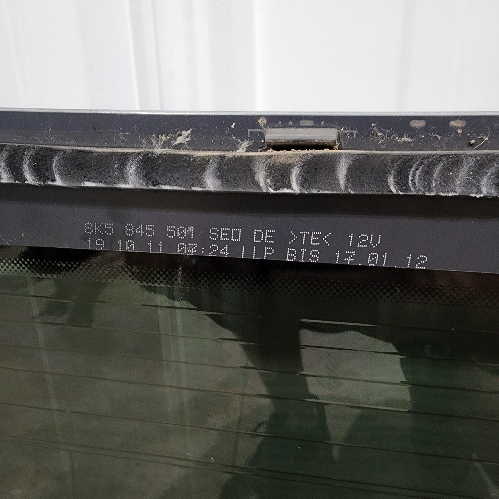 Audi+2011+S4+B8+Rear+Windshield+Back+Glass+8K5845501 for sale online | eBay