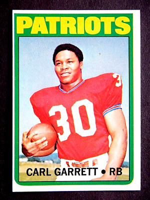 Carl Garrett #229 Topps 1972 Football Card (New England Patriots) *E | eBay