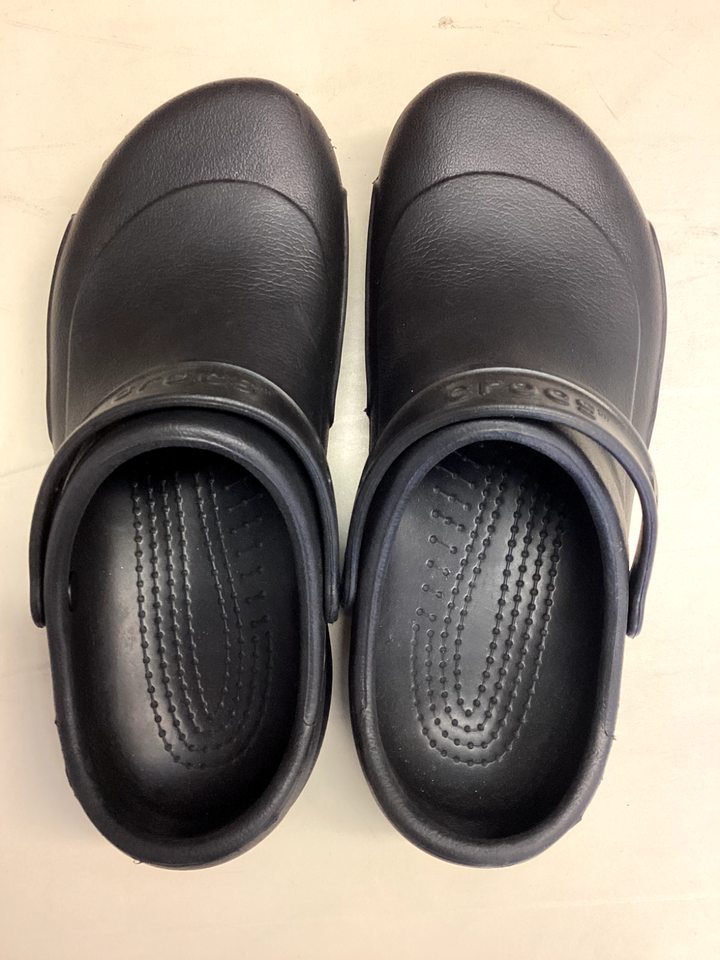 Crocs Slip Resistant Shoes Black Womens 12/Mens 10 | eBay