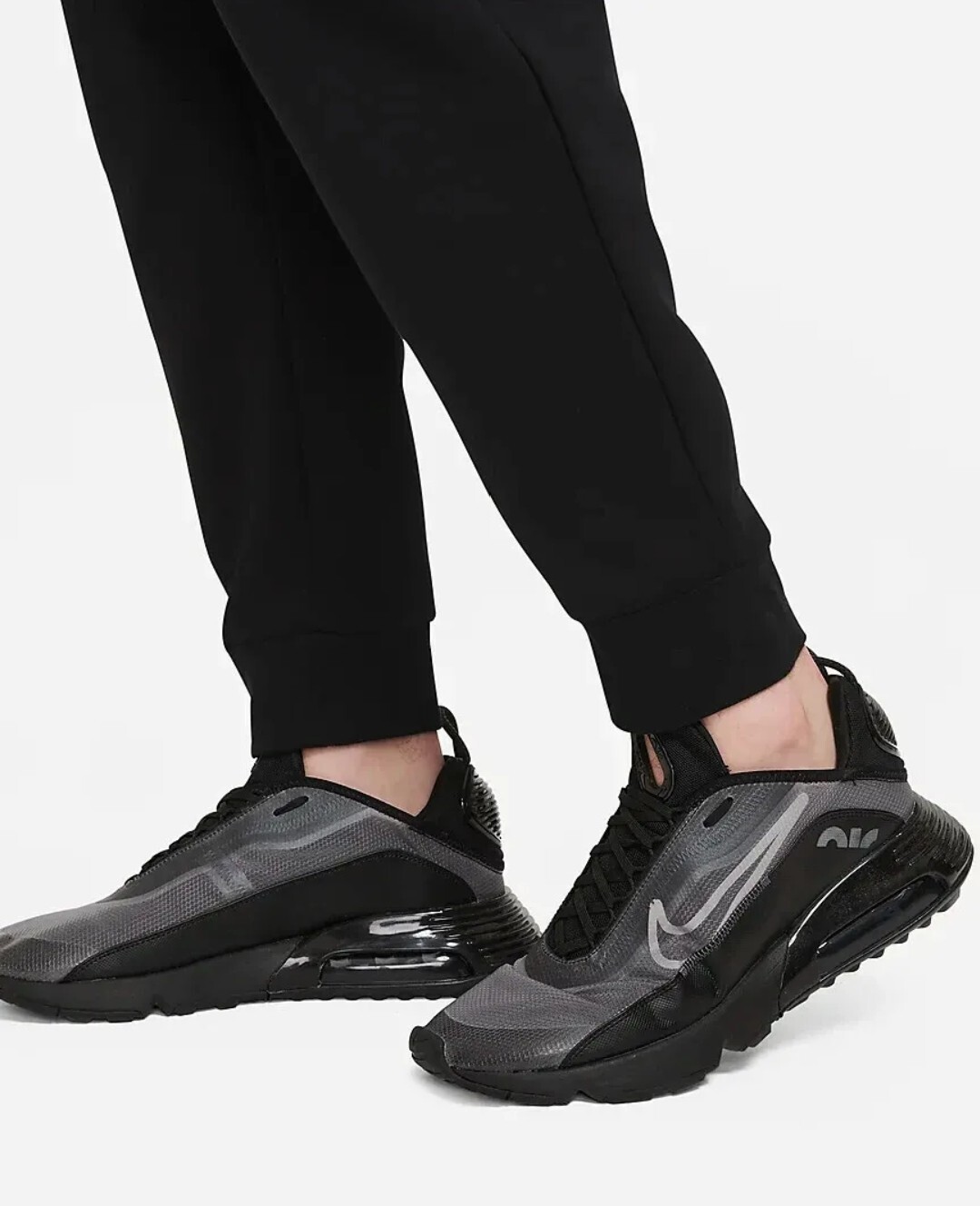 NIKE Tech Fleece Cuffed Jogger Pants CU4495-016 Black/Grey (MEN'S XL ...