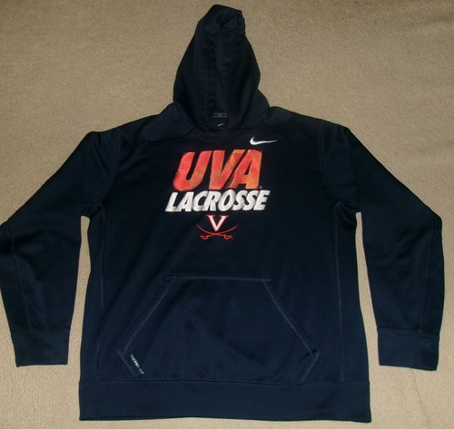 Stitched NIKE THERMA-FIT Authentic VIRGINIA CAVALIERS LACROSSE Jacket ...
