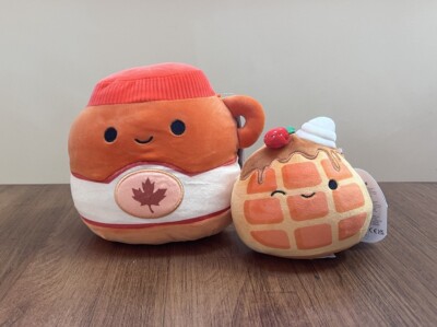 Squishmallow Jeremiah 5” Maple Syrup Food Nwt New Plush Clip Weaver ...