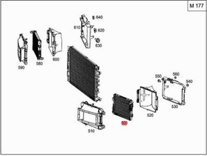Genuine Mercedes Water Cooler A205 C190 C205 W166 W205 X166 0995005903 ...