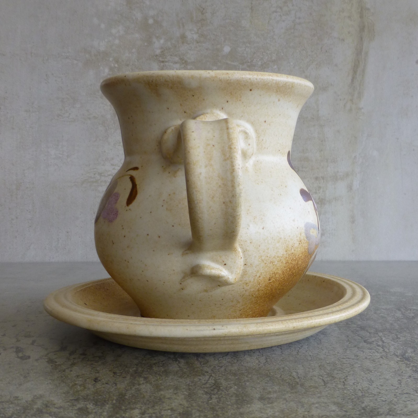 Judy and Ric Pierce One Tree Hill Pottery Jug Saucer 500mls Australian ...