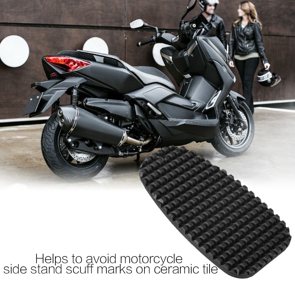 Universal Motorcycle Kickstand Pad Side Stand Support Plate For Soft ...