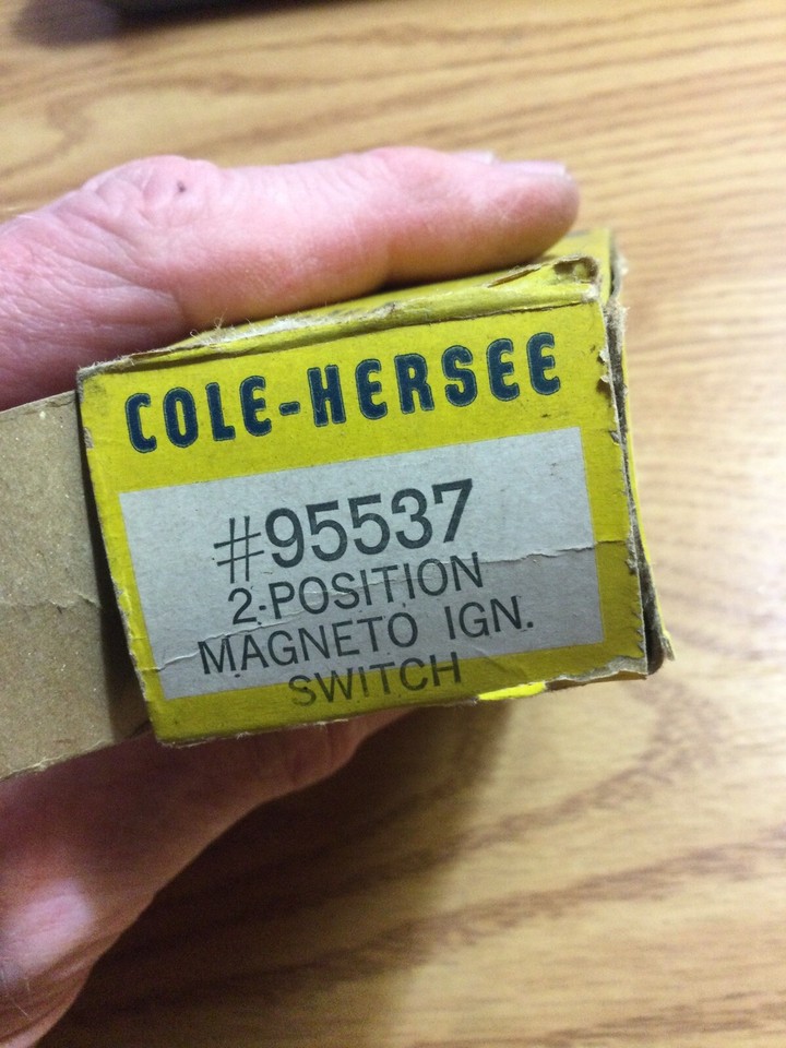 NOS Real Old Magneto Ignition Switch Hot Rod SCTA TROG COLLINS WICO ...