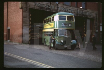 Original Bus Slide - Bury Corporation (preserved) BEN177 AEC Regent at ...