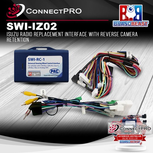 ConnectPRO SWI-IZ02 Isuzu Radio Interface With Reverse Camera Retention ...