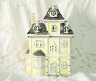 Victorian House Cookie Jar Small Town Kitchen Decor | eBay