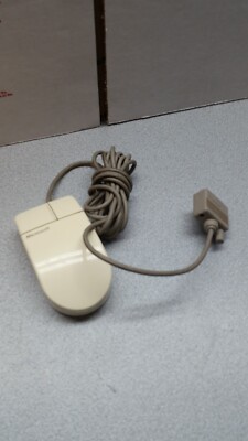Vintage Microsoft Serial PC Computer Mouse 28898 No Software | eBay