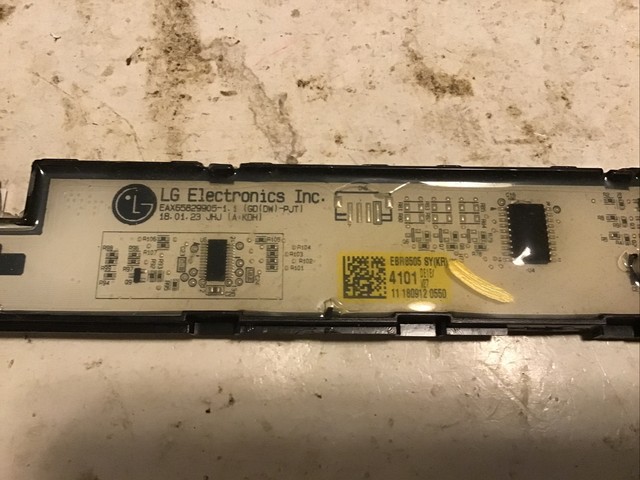LG Ldf5545st Dishwasher Control Panel EBR85054101 for sale online | eBay
