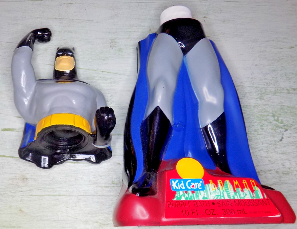 BATMAN Bubble Bath 1999 Plastic Bottle With Contents KID CARE | eBay
