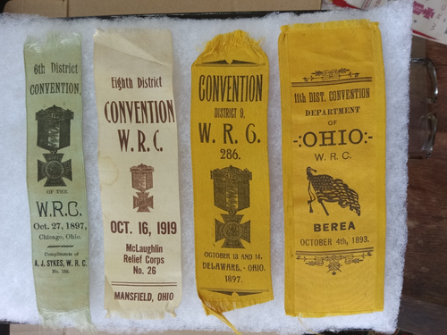 OHIO WRC WOMANS RELIEF CORPS GAR AUX BEREA DELAWARE MANSFIELD REUNION ...