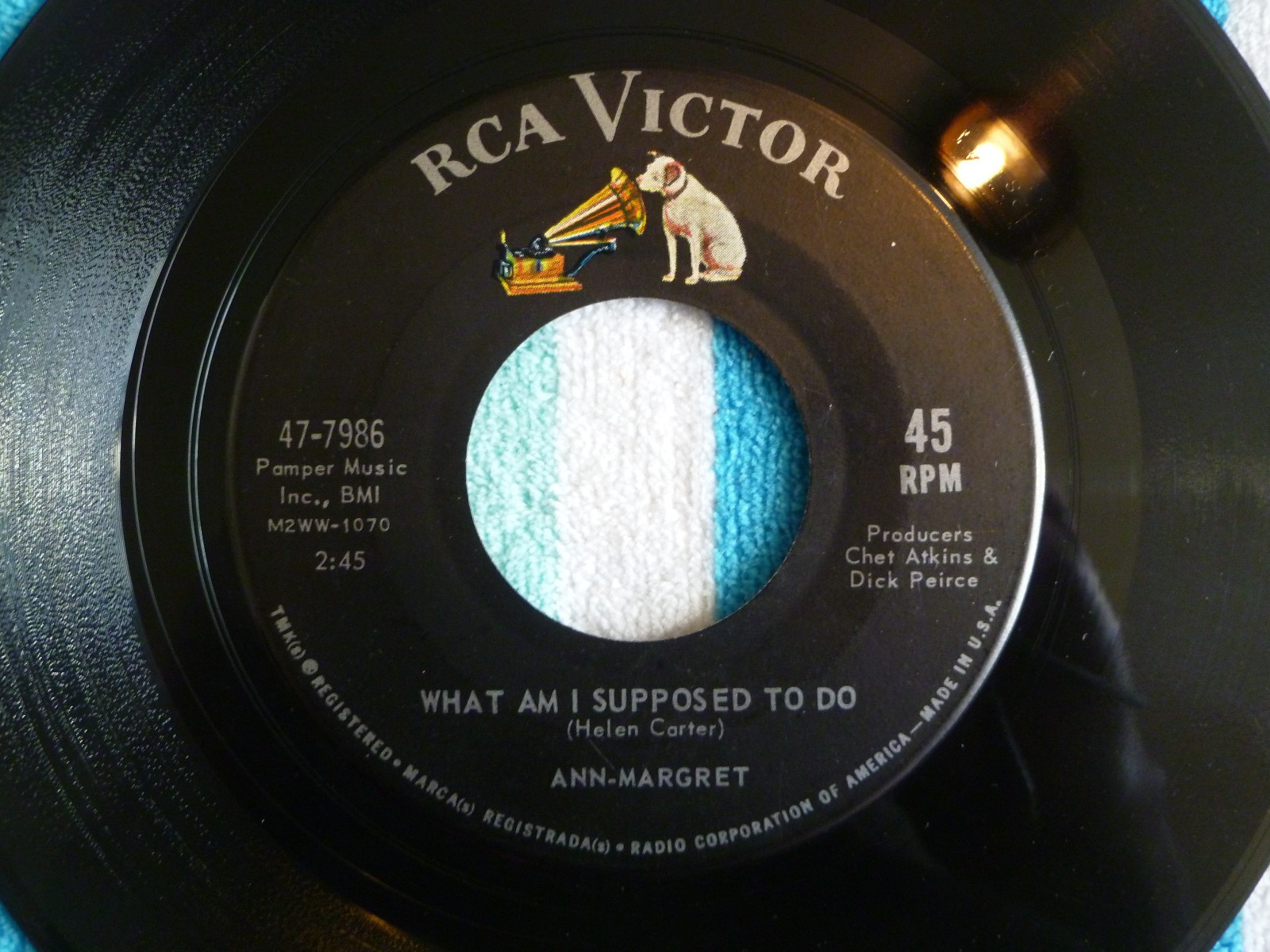 ANN-MARGRET What Am I Supposed To Do 45 rpm RCA Victor 1962 Teen Pop | eBay