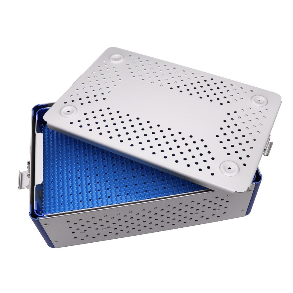 Aluminium Alloy sterilization tray case double level surgical ...