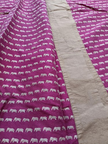 Jim Thompson 100% Thai Silk Unisex Robe, Elephant One Size | eBay