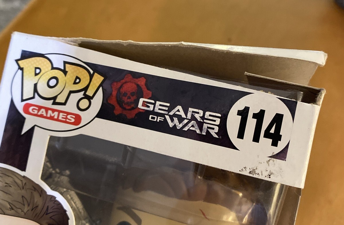 Funko Pop! Games #114 - Gears of War - JD Fenix - Damaged Funko Pop! Games #114 - Gears of War - JD Fenix - Damaged