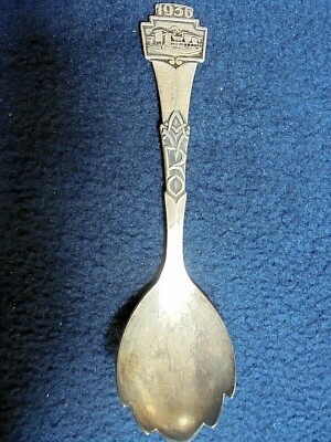 VINTAGE GERO SILVERPLATED SOUVENIR SPOON: A.V.R.O.~1936~AVRO STUDIO ...