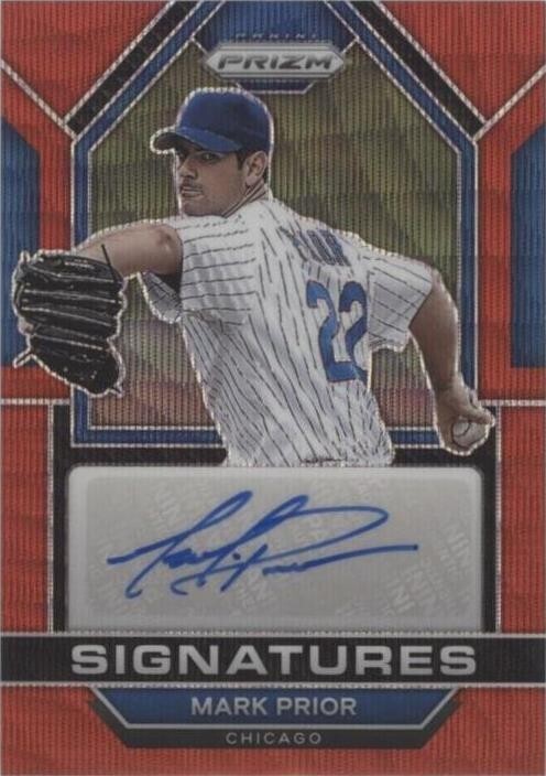 2023 Panini Prizm - Signatures Mark Prior #SIG-MP Ruby Wave Prizm (AU ...