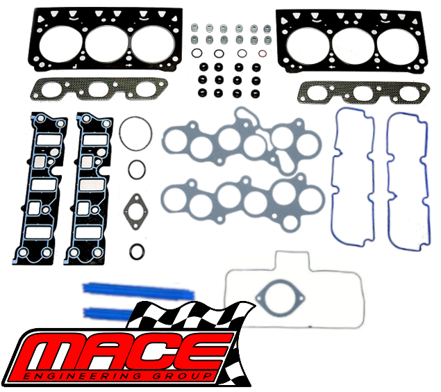 MACE VALVE REGRIND GASKET SET FOR HOLDEN ECOTEC L36 3.8L V6 ENG ...