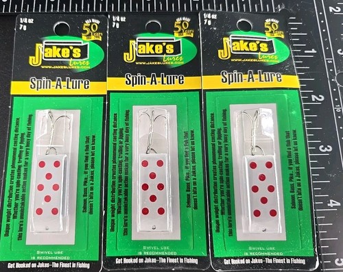 Jakes Lures -Spin A lure -1/14 oz Salmon, Steelhead, Trout - 3 Baits ...