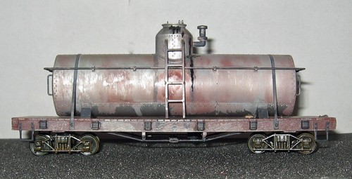 BACHMANN 27198 On30 WEATHERED UNLETTERED TANK CAR Custom Used C-8 ...