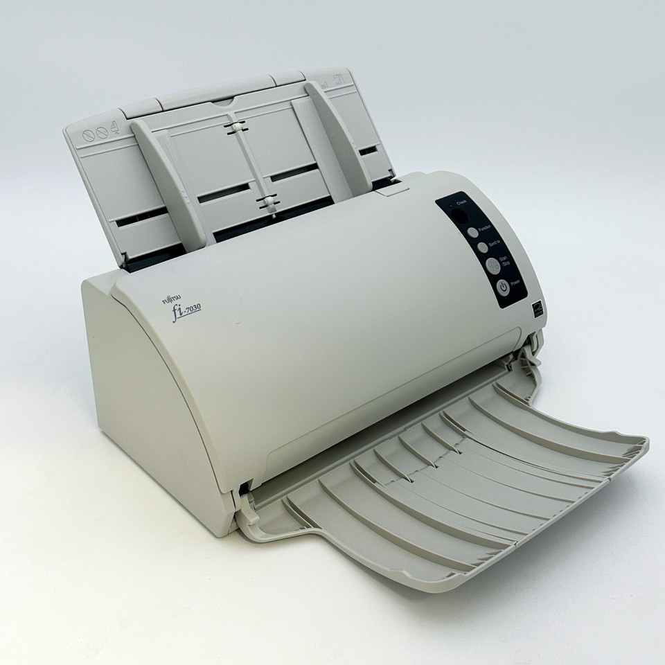 Fujitsu FI-7030 Office Color Duplex Scanner w/Accessories Good ...