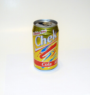 Chek Cola Soda Can Caffeine Free 1994 | eBay