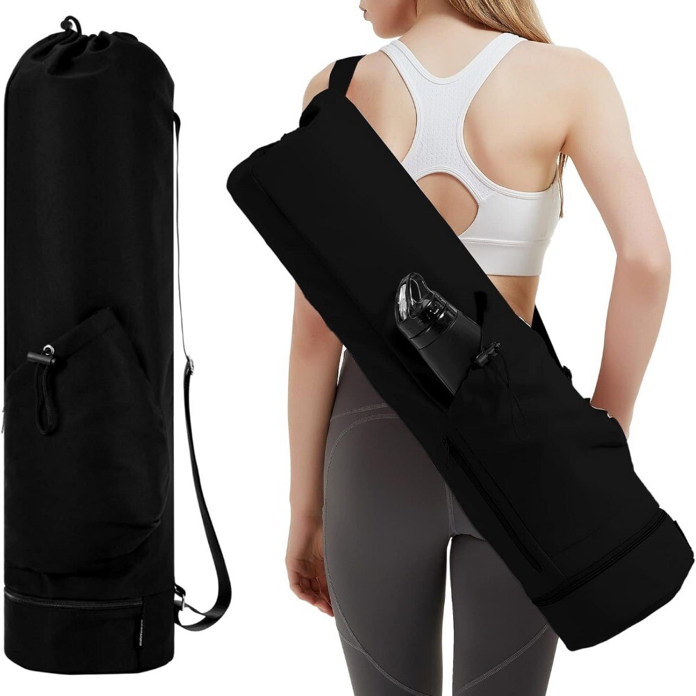 Waterproof Exercise Yoga Mat Bag Large Capacity Pilates Mat Backpack ...