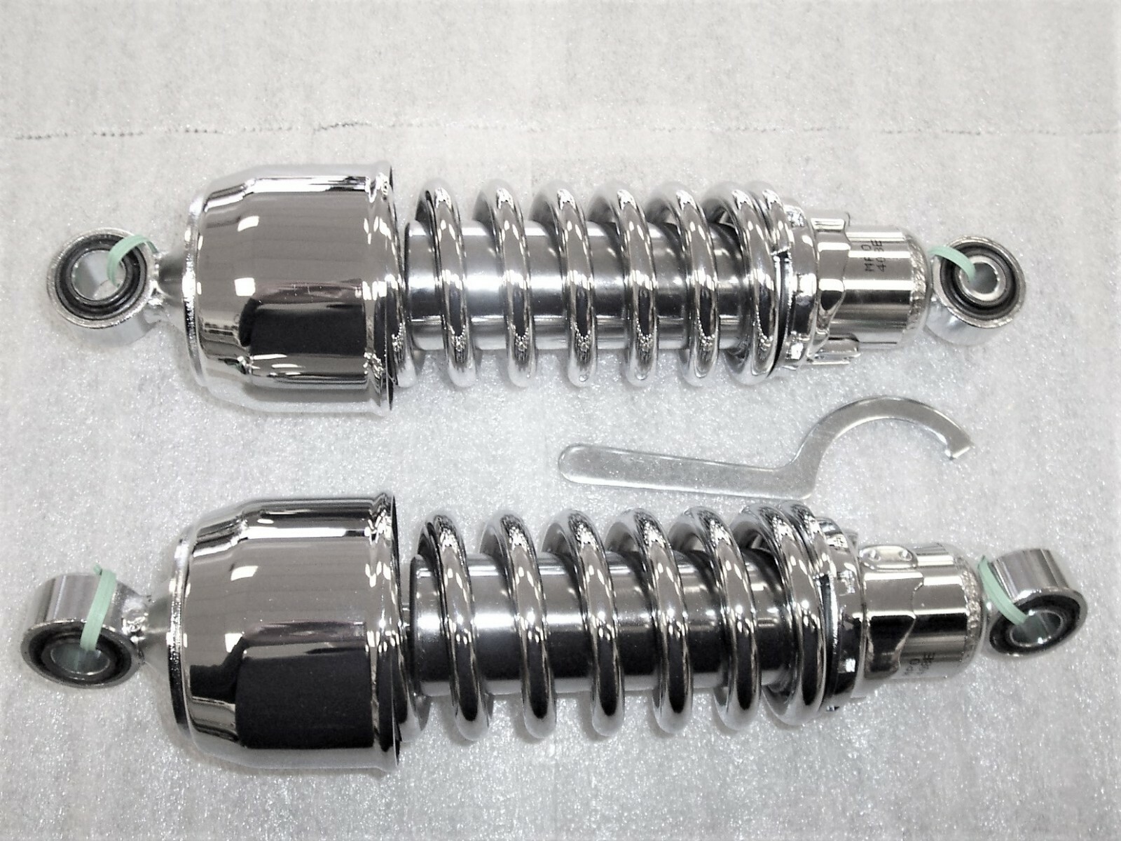 Yamaha XV700 XV750 Virago Heavy Duty Short Chrome Bobber Shocks 10.5 ...