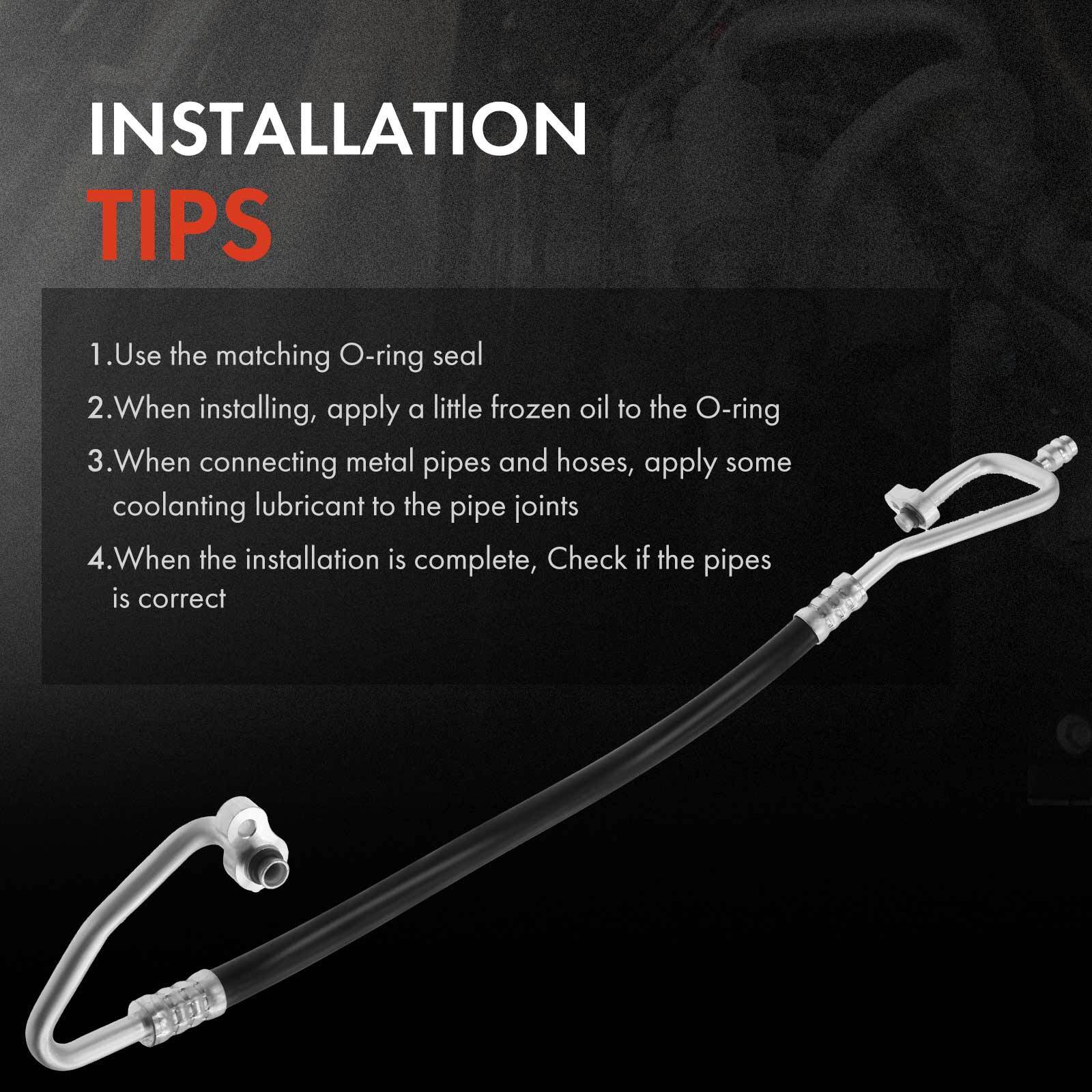 A/C Refrigerant Discharge Hose for Hyundai Sonata 11-14 Kia Optima 11 ...