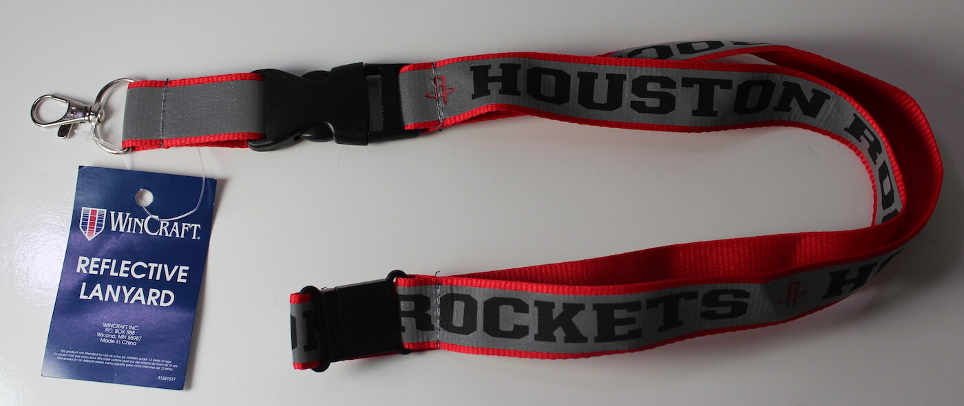 Houston Rockets NBA Basketball Reflective Lanyard NEW | eBay
