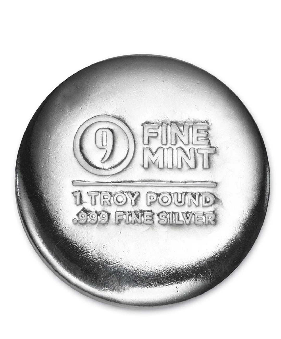 1 Troy Pound Cast-Poured Silver Round - 9Fine Mint | eBay