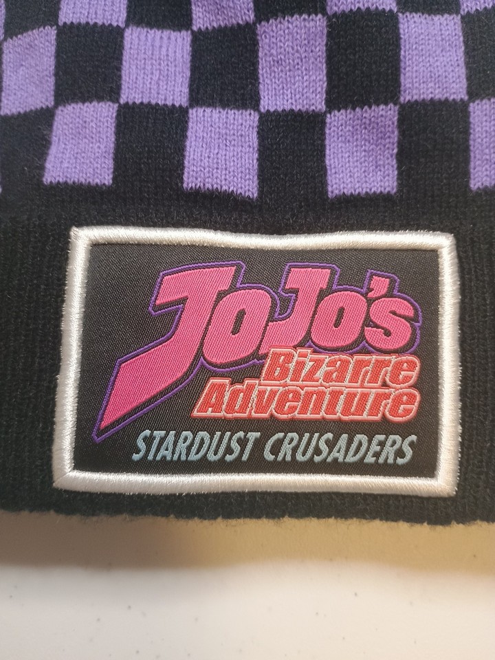 JoJo's Bizarre Adventure: Stardust Crusaders Purple & Black Checkered ...