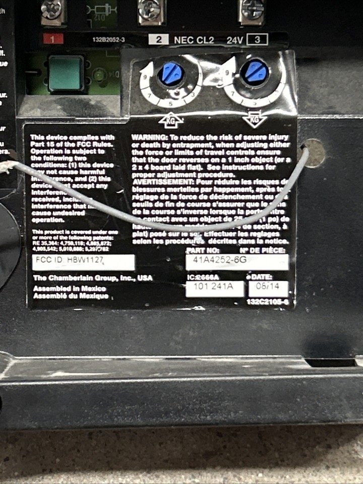 Chamberlain 41A4252-6G Logic Board GREEN BUTTON | eBay UK